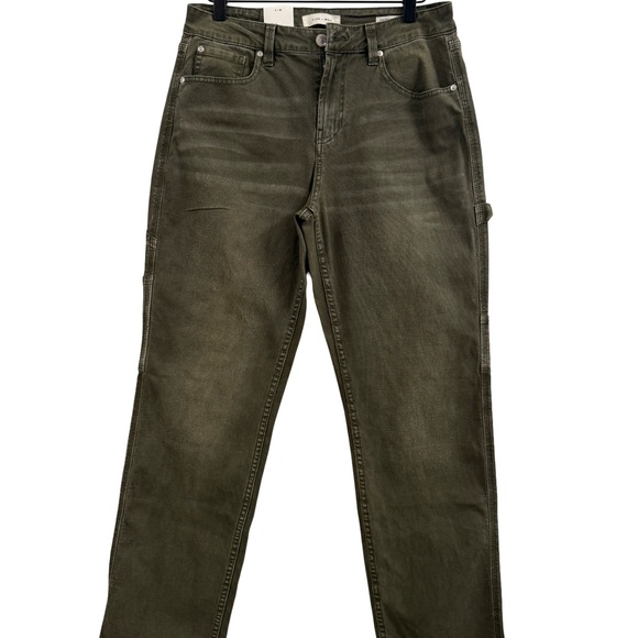 Cleo + Wolf | Jeans | Cleo Wolf Womens High Rise Cargo Straight Jeans ...